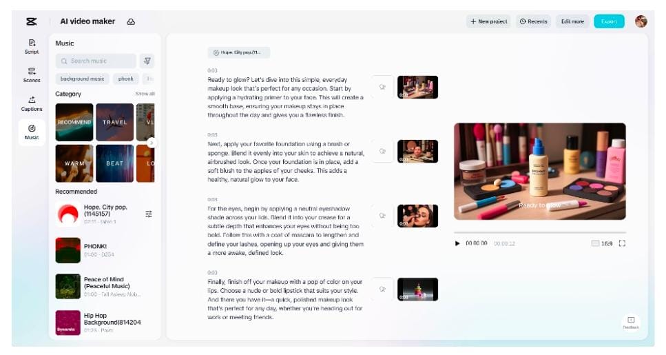 AI Video Maker That Adds the Perfect Background Music | Breaking The Lines